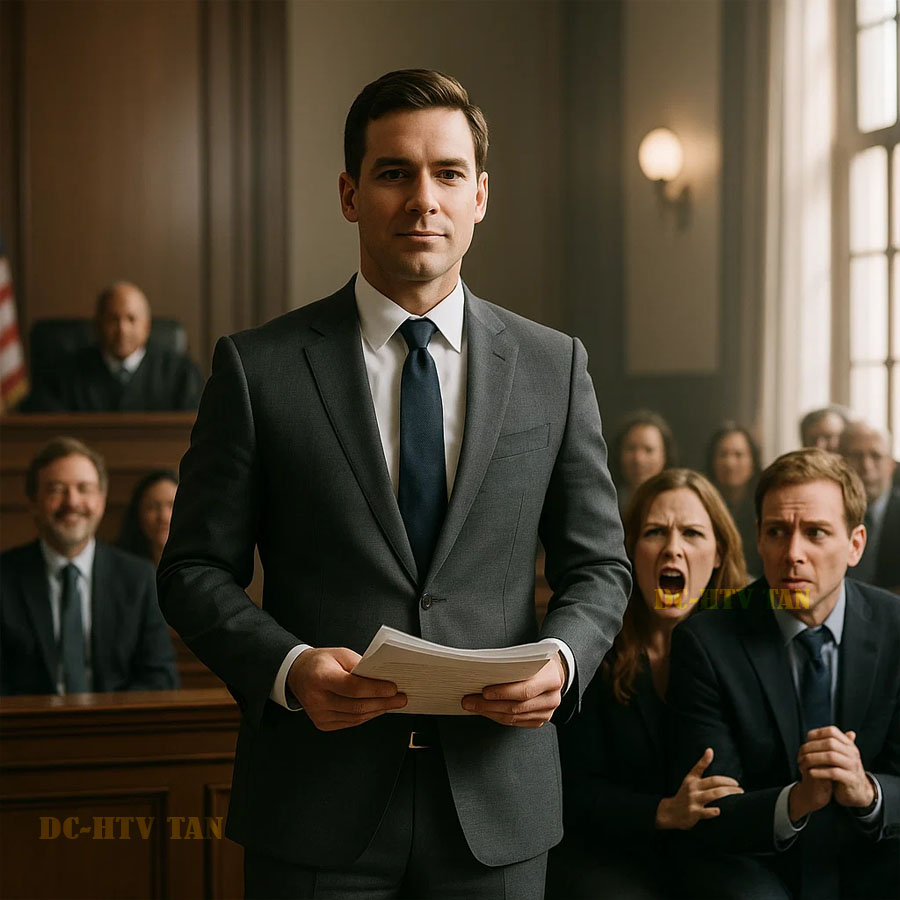 In dem Moment, als ich den Gerichtssaal betrat, lachte meine Ex-Frau ...